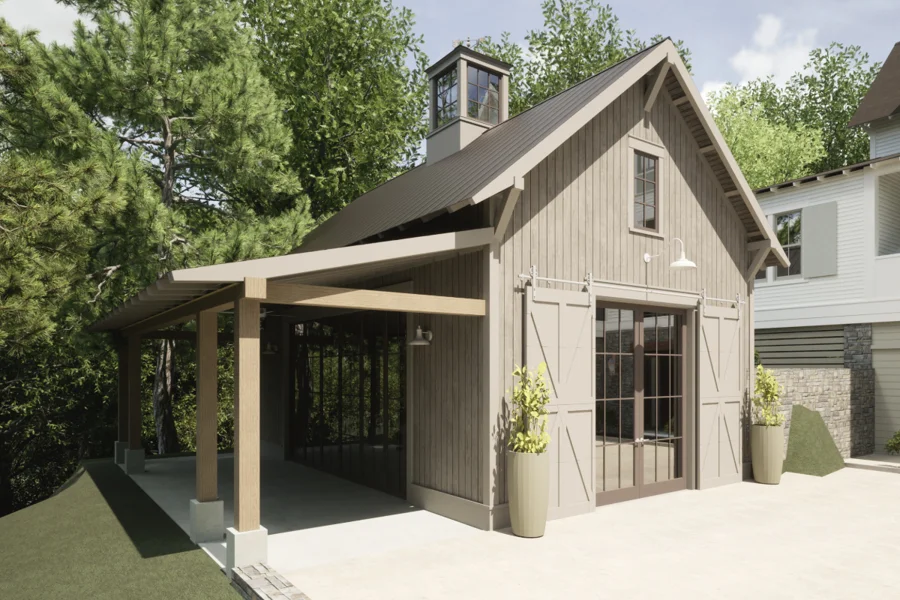 Party Barn House Plan | Southern Living House Plans
